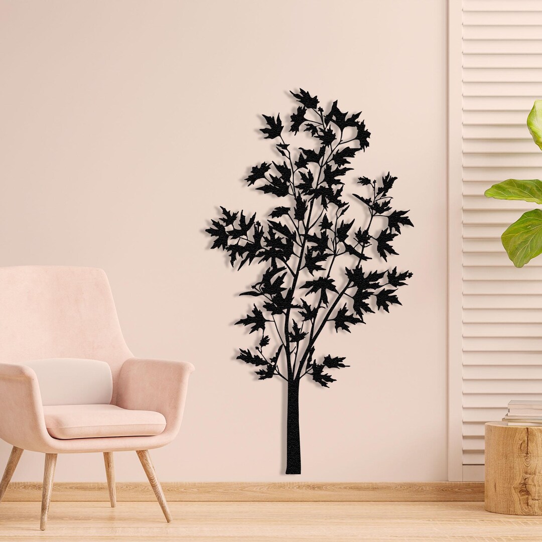 Acacia Tree Decor Tree Art Metal Wall Art Home Decor Wall Hanging Tree ...