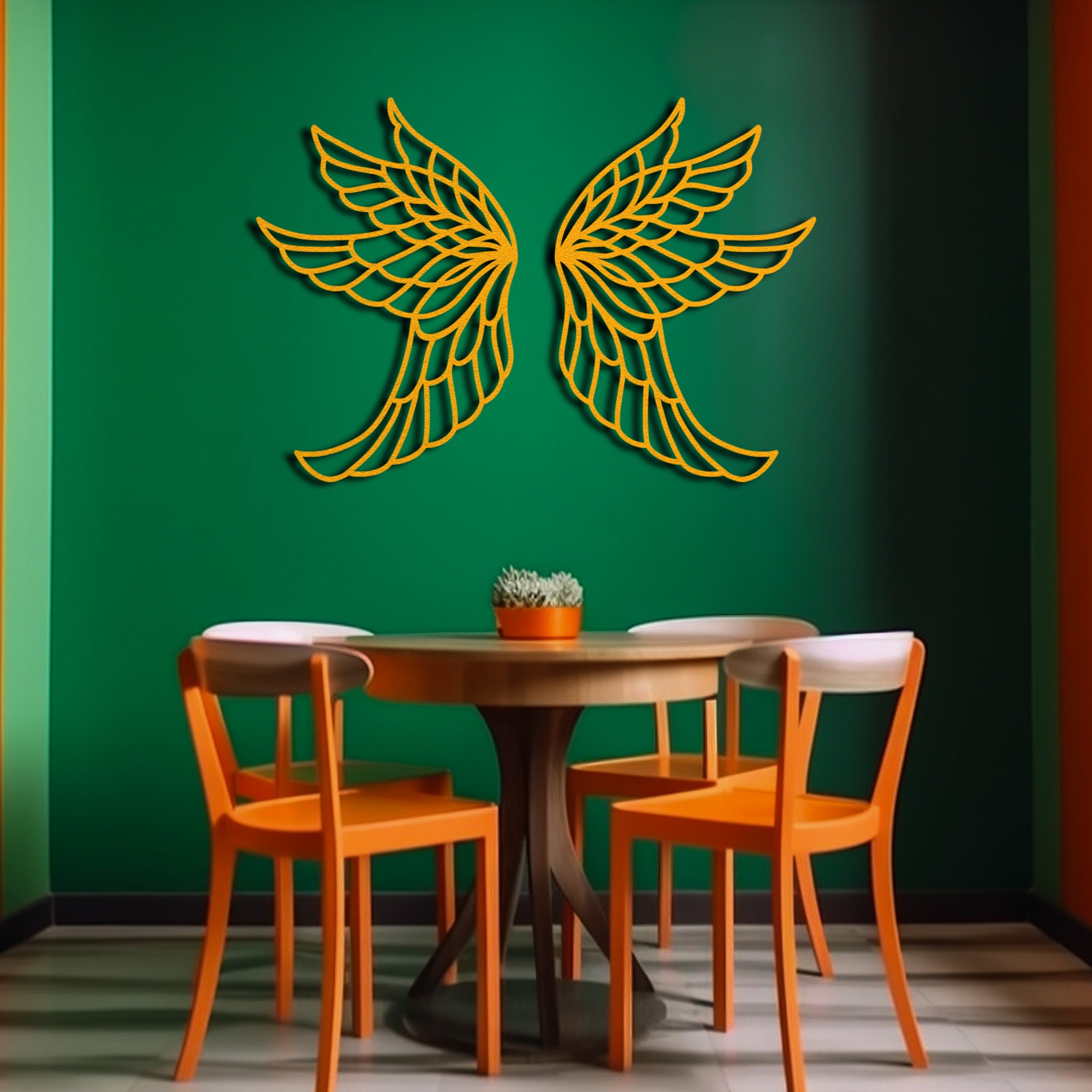 Angel Wings Decor Fairy Wings Art Wings Decor Metal Wall Art Metal Wall ...