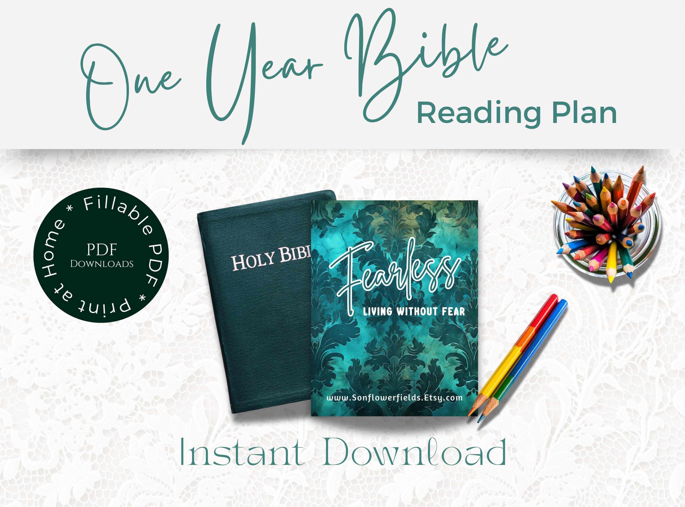 Fearless Living Without Fear Printable and Fillable PDF Bible Lesson ...