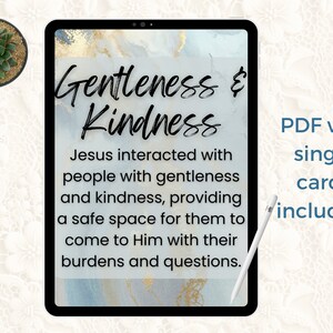 Jesus' Character Traits Printable 4x4 Cards to Study the ...
