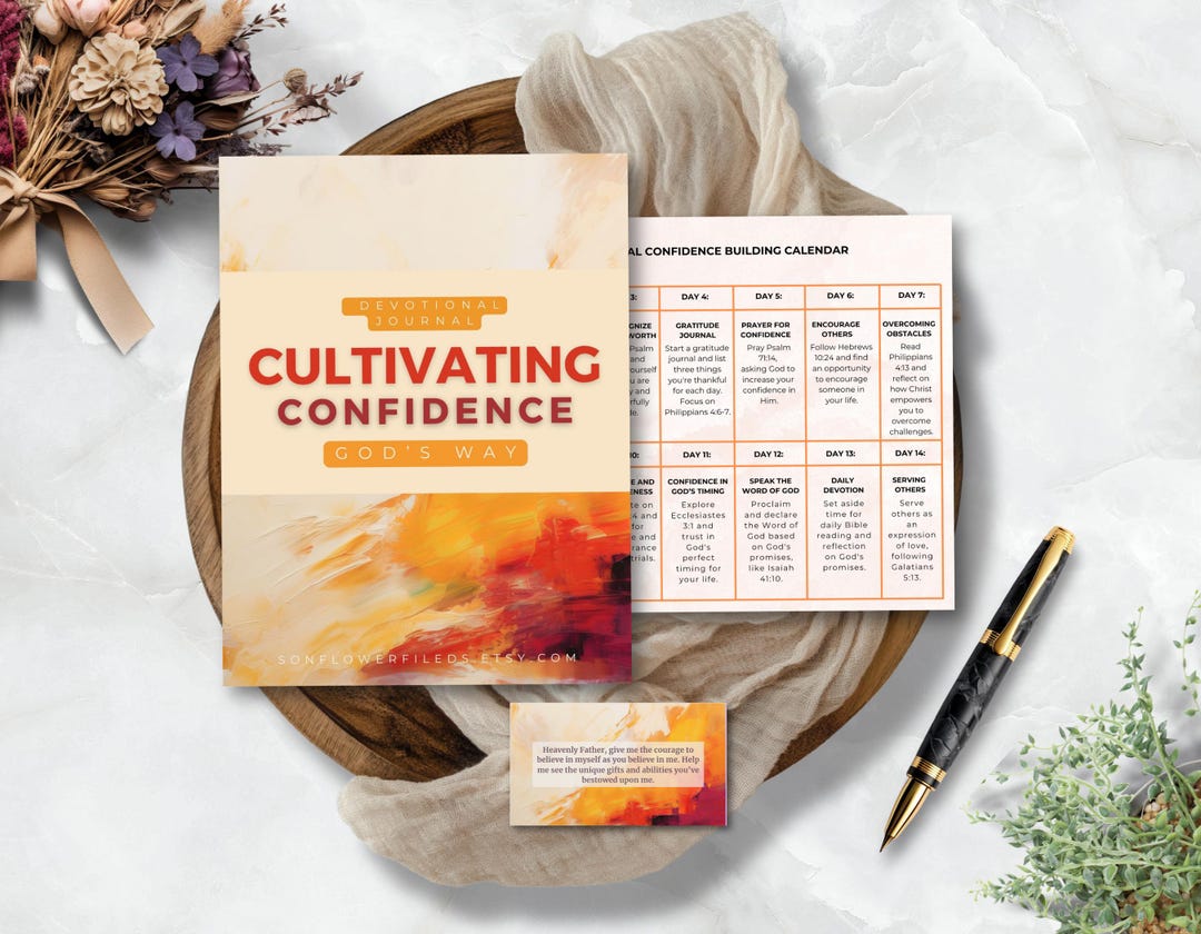 Developing Confidence Printable and Fillable PDF Devotional Journal 30 ...
