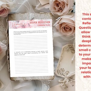 Character Study of Hannah Printable and Fillable PDF Journal ...