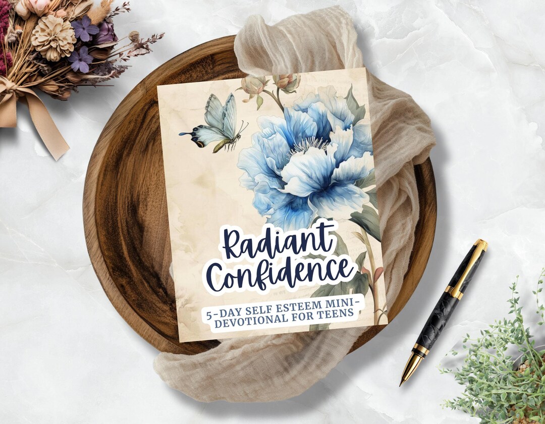 Teen Self-esteem Printable and Fillable PDF 5 Day Mini-devotional ...