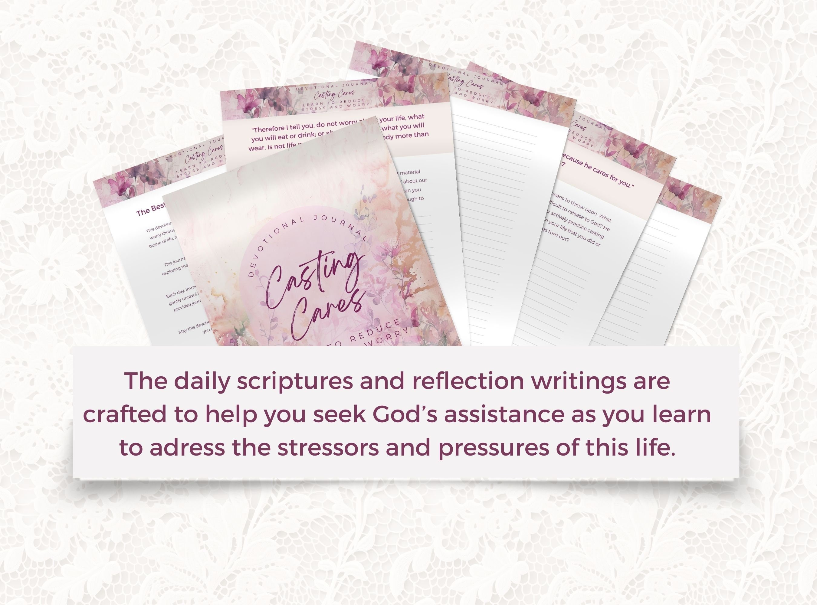 Reducing Stress and Worry 21-day Devotional Journal Daily With Daily ...
