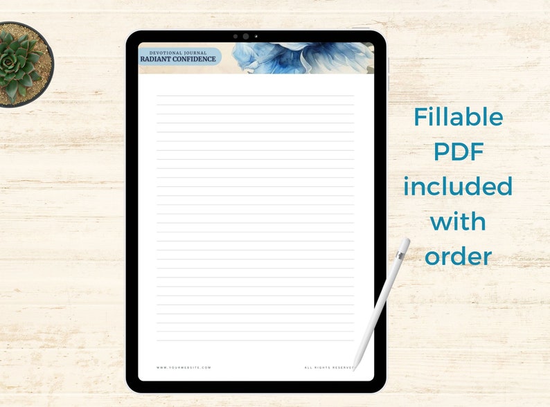 Teen Self-esteem Printable and Fillable PDF 5 Day Mini-devotional ...