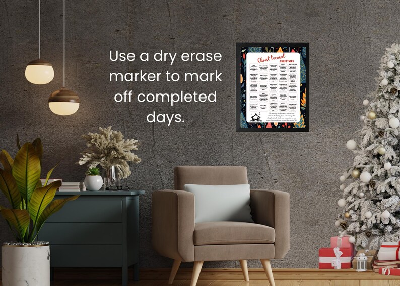 Printable Christ Centered Advent Calendar Printable in 5 Sizes ...