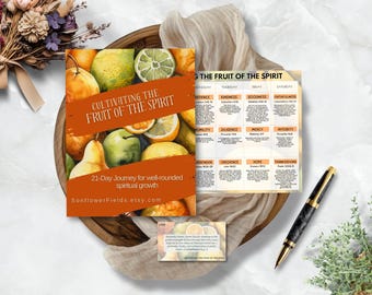 Fruit of the Spirit Printable and Fillable PDF Devotional Journal for ...
