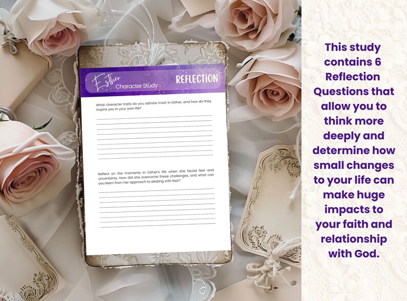 Character Study of Esther: Courage for Such a Time as This | Printable ...