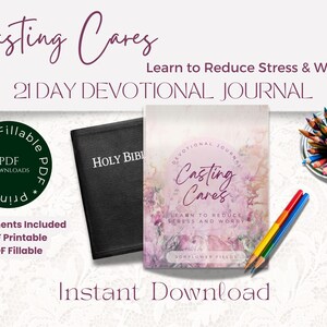 Reducing Stress and Worry 21-day Devotional Journal Daily With Daily ...