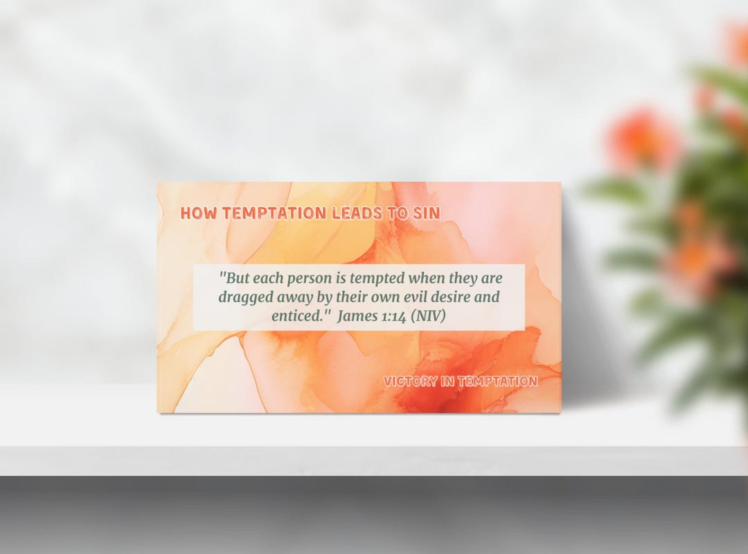 Victory in Temptation Prayer Cards, 21- 2 X 3.5" Print or Digital ...