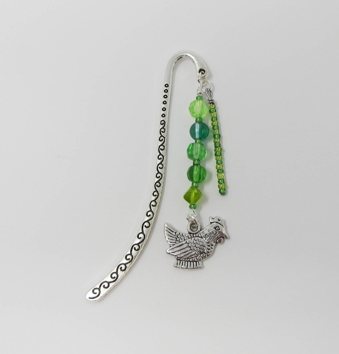 Dainty Chicken Hen Shepherds Hook Bookmark ~ Free Shipping! - Etsy