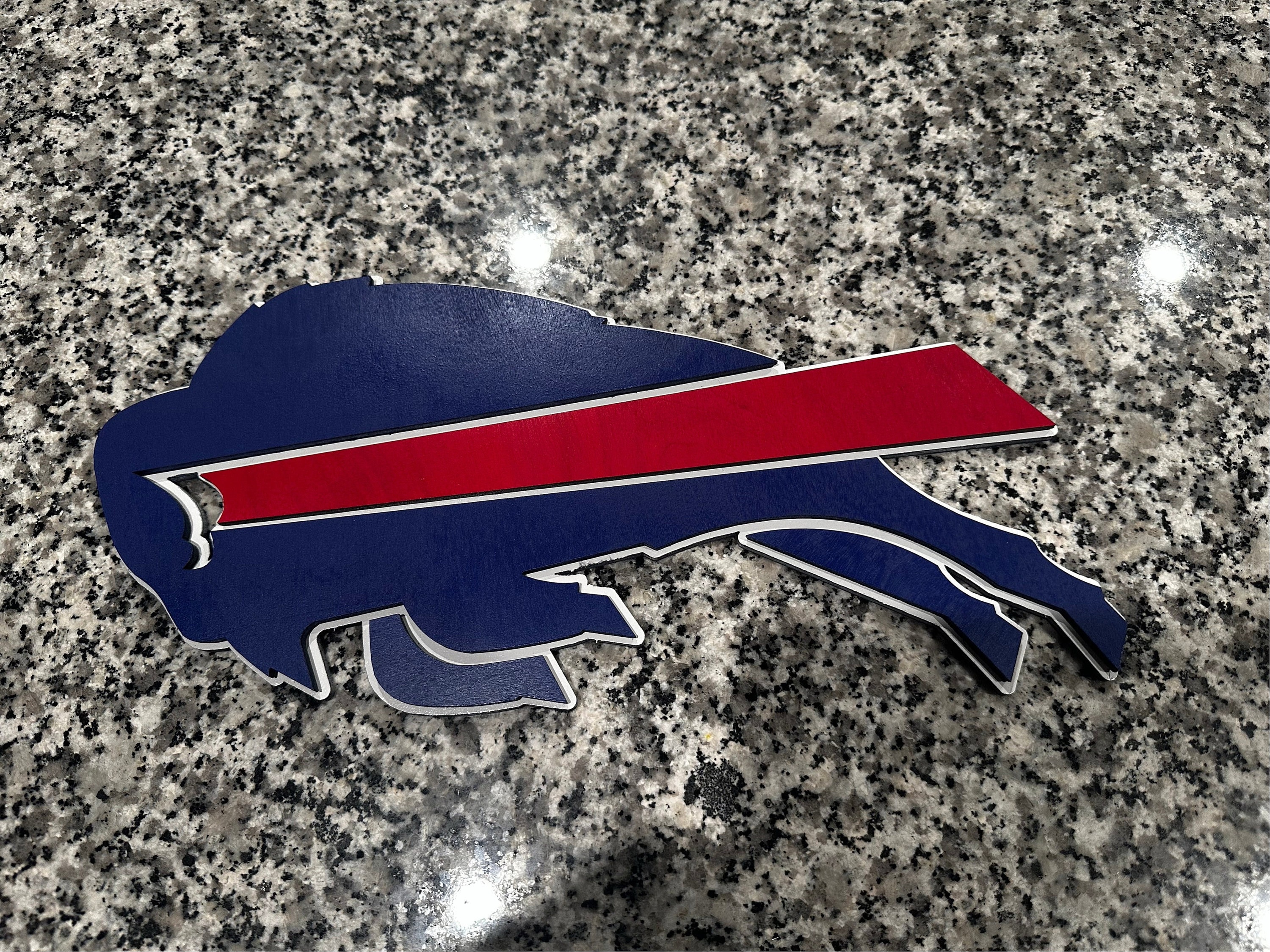 Buffalo Bills Football Layered Wall Hanger 14 Long - Etsy