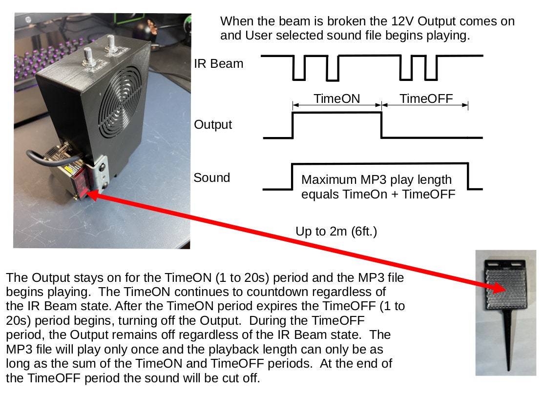 Prop Trigger Device With IR Beam Break Detector - DIY Halloween Project ...