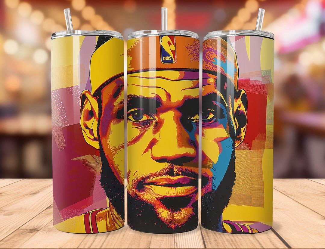 Lebron James Tumbler Wrap,basketball Tumbler,sublimation Tumbler,sports ...