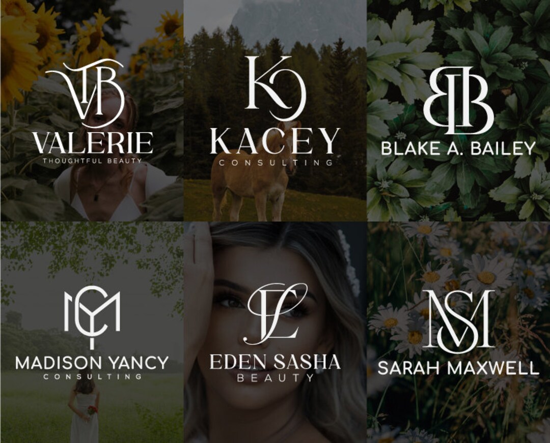 Custom Logo Design, Signature Logo, Initial Logo for Your Business ...