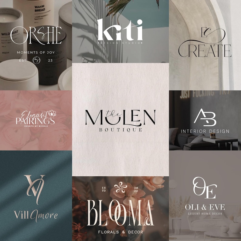 Premium logo, Initial logo, Custom Logo Design, Minimalist Logo ...