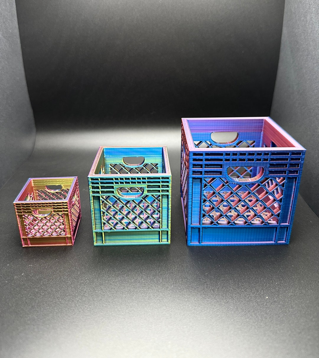 Mini Crate / Mini Brands / Storage / Organizer / Desk Storage / Office ...