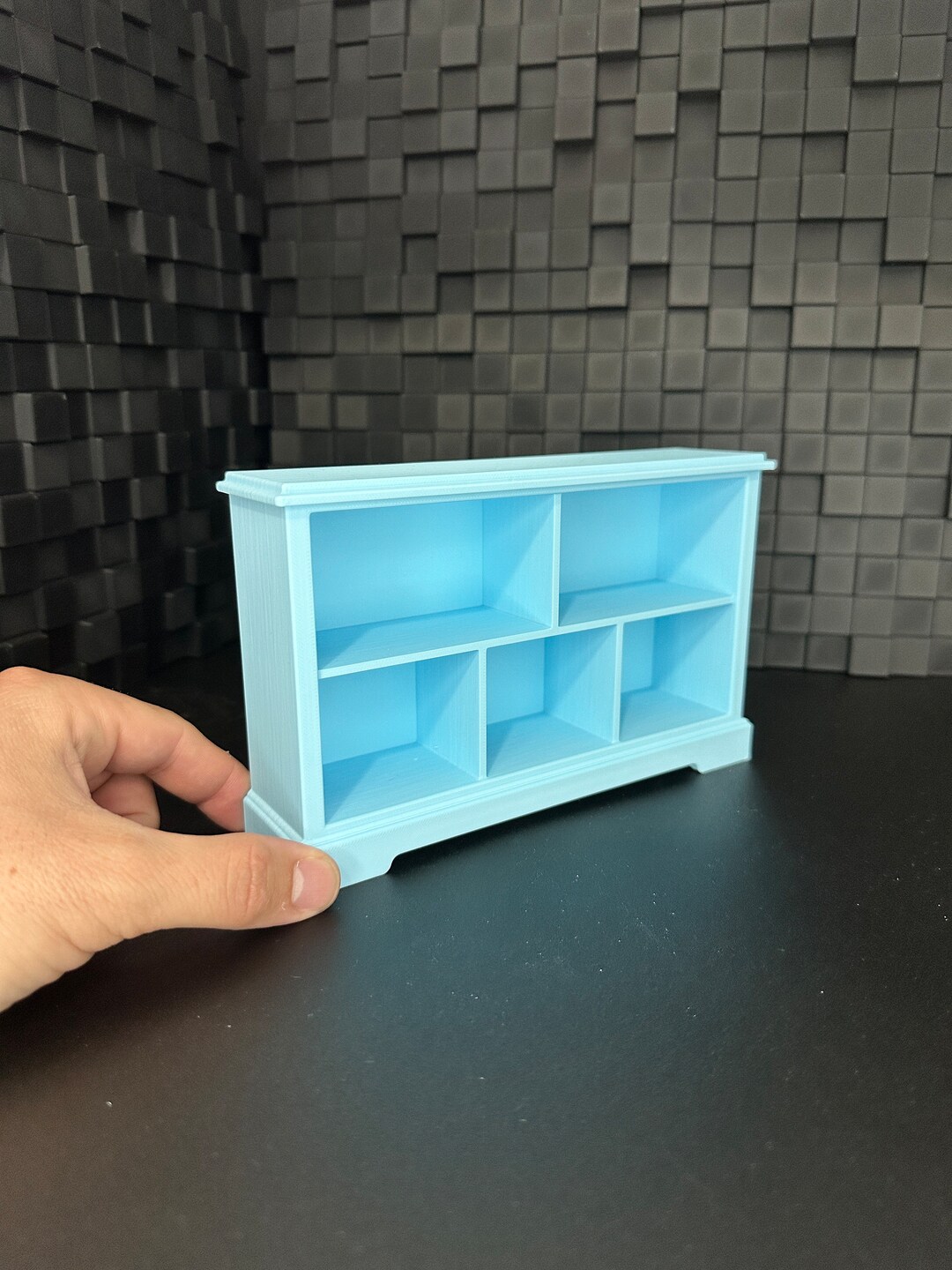 1/6 Scale 2 Shelf Low Mini Bookshelf / Mini Books / Bookcase ...