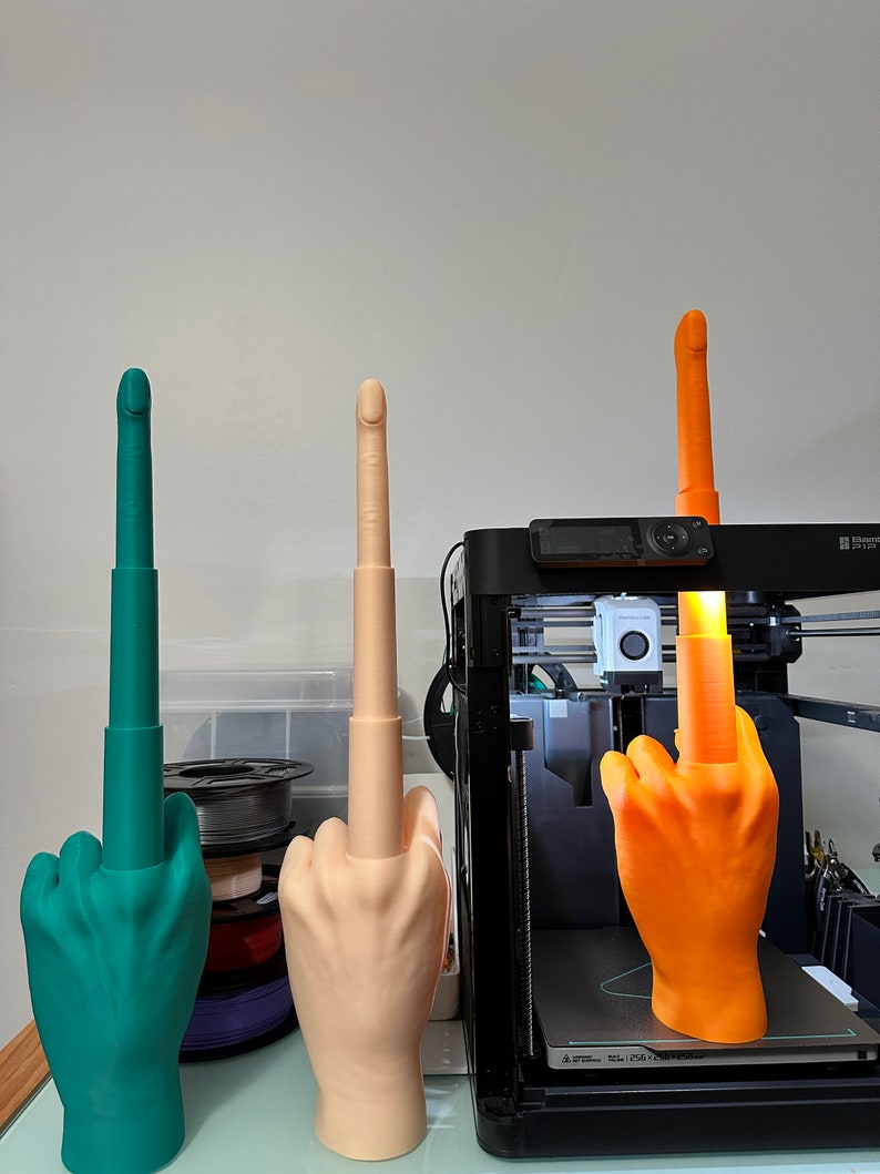 XL Collapsible Middle Finger / Extendable / Retractable / - Etsy