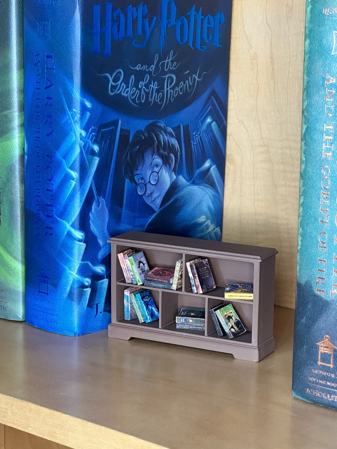 1/12 Scale 2 Shelf Low Mini Bookshelf / Mini Brands Books / Mini Books ...