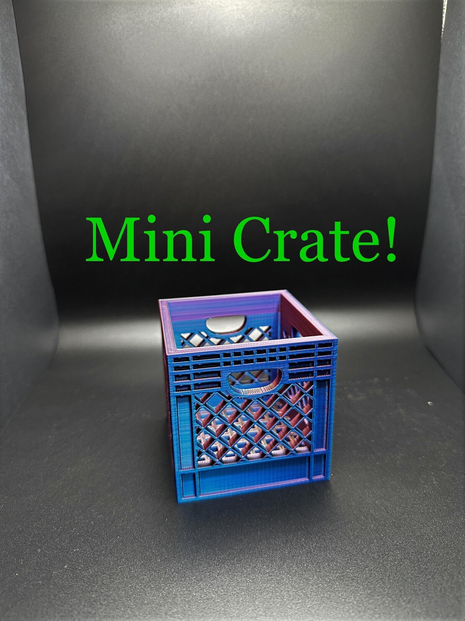 Mini Crate / Mini Brands / Storage / Organizer / Desk Storage - Etsy