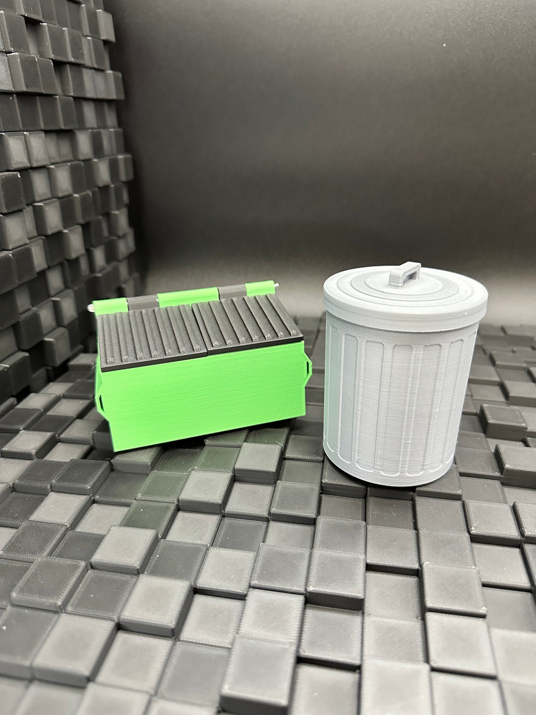 DNF Trash Can and Dumpster / Miniature Book DNF / Reader / Mini ...