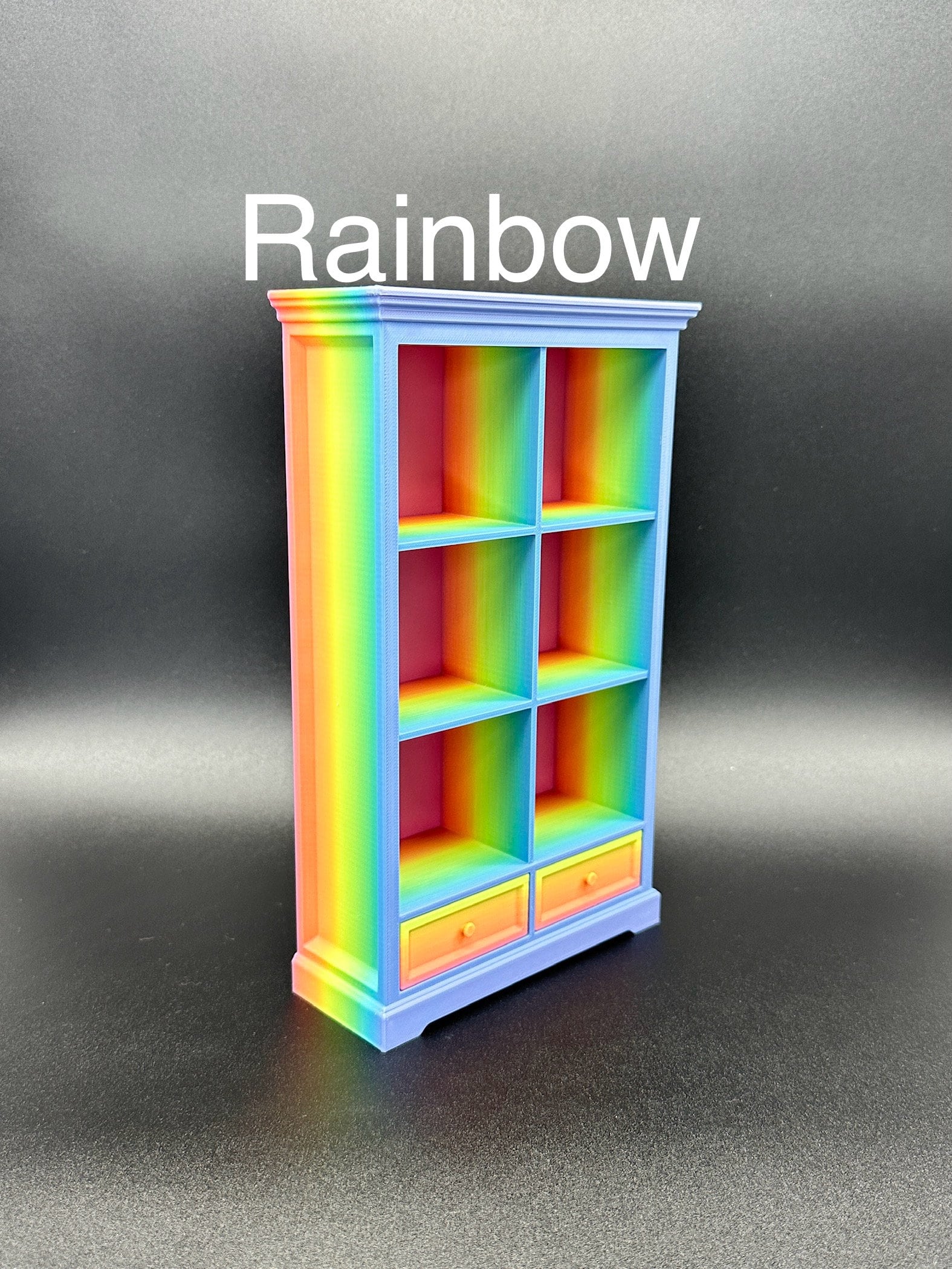 1/6 Scale-mini Mid Century Modern Bookcase/ Bookshelf / Mini Brands ...