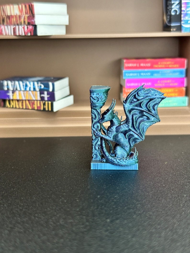 1/6 Scale Miniature Dragon Bookend / Mini Bookshelf / Bookshelf Decor ...