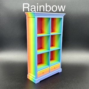 1/6 Scale 3 Shelf Mini Library Cart/ Mini Brands Books / Mini Books ...