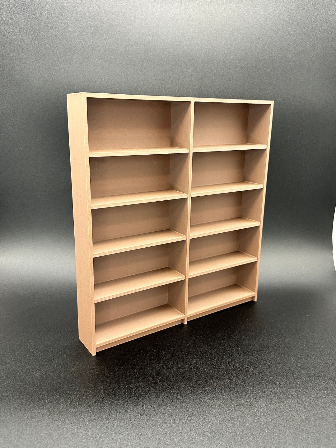 1/6 Scale 5 Shelf Large Double Library Mini Bookcase / Mini Brands ...