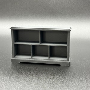 1/12 Scale 2 Shelf Low Mini Bookshelf / Mini Brands Books / Mini Books ...