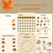 Fall Morning Menu Pages | Homeschool Morning Menu Pages | Preschool ...