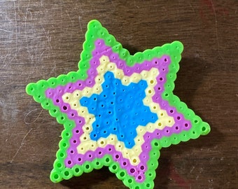 Set of 2 Meowth Evolution Perler Bead Magnets - Etsy