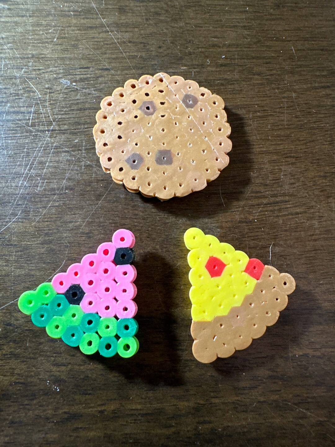 Perler Bead Magnets Set of 3 small - Etsy