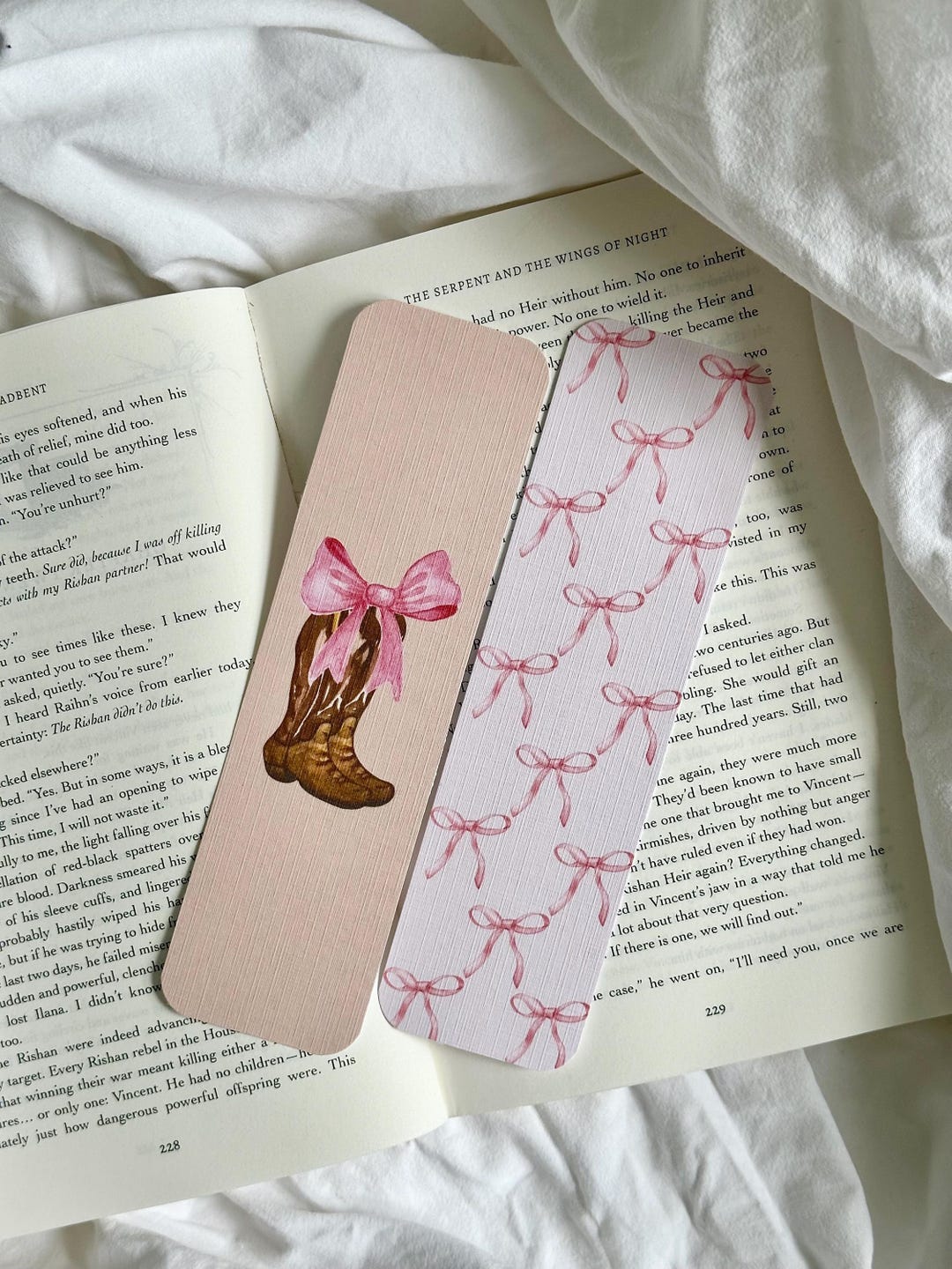 Coquette Bookmarks | Ribbon Bookmarks | Cowboy Bookmarks | Coquette ...