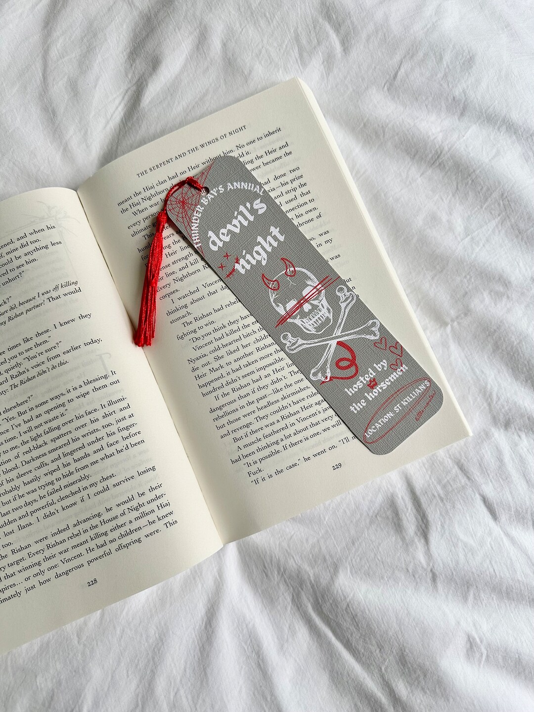 Devils Night Bookmark Devils Night Series Penelope Douglas Bookmark ...