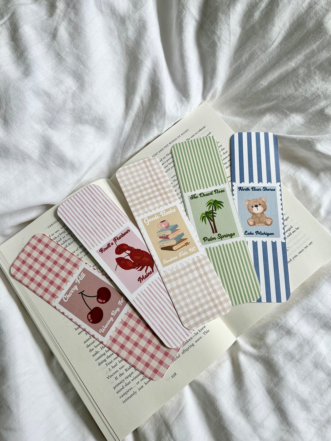 Book Inspired Bookmarks | Emily Henry Bookmarks | Happy Place Bookmark ...