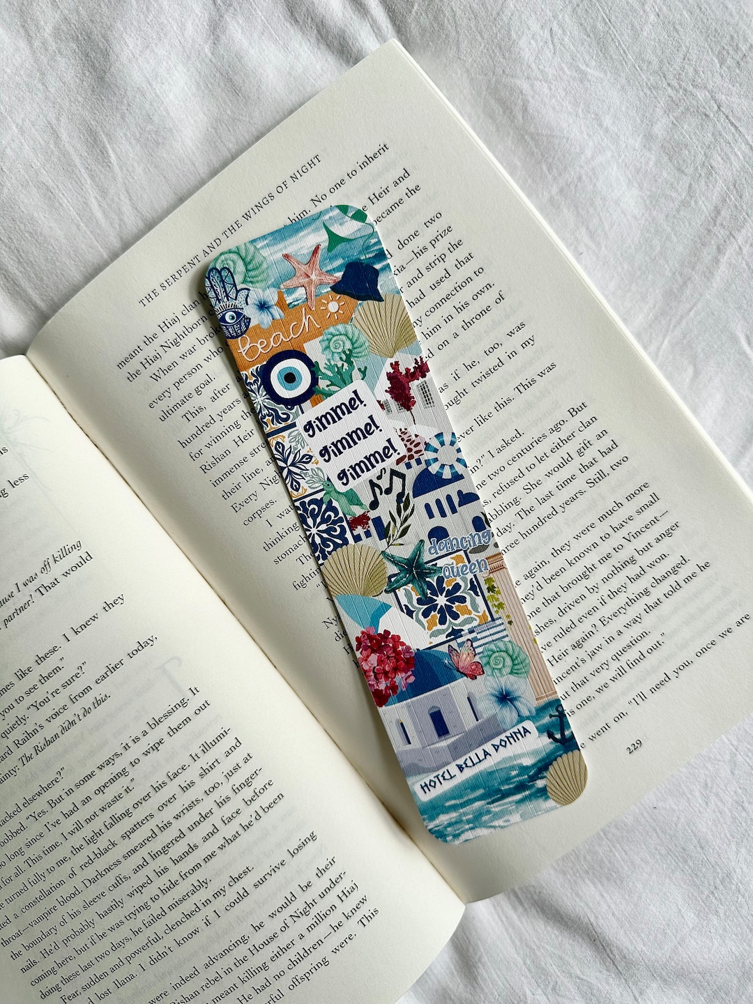 Greece Collage Bookmark Greek Bookmark Travel Bookmark Dancing Queen ...