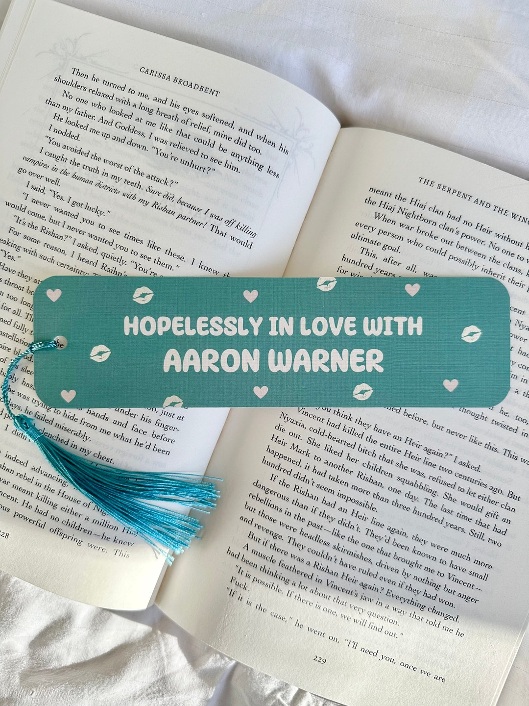 Hopelessly in Love With Aaron Warner Shatter Me Bookmark Aaron Warner ...