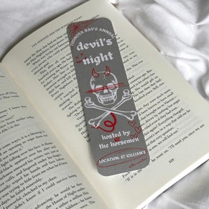 Devils Night Bookmark Devils Night Series Penelope Douglas Bookmark ...