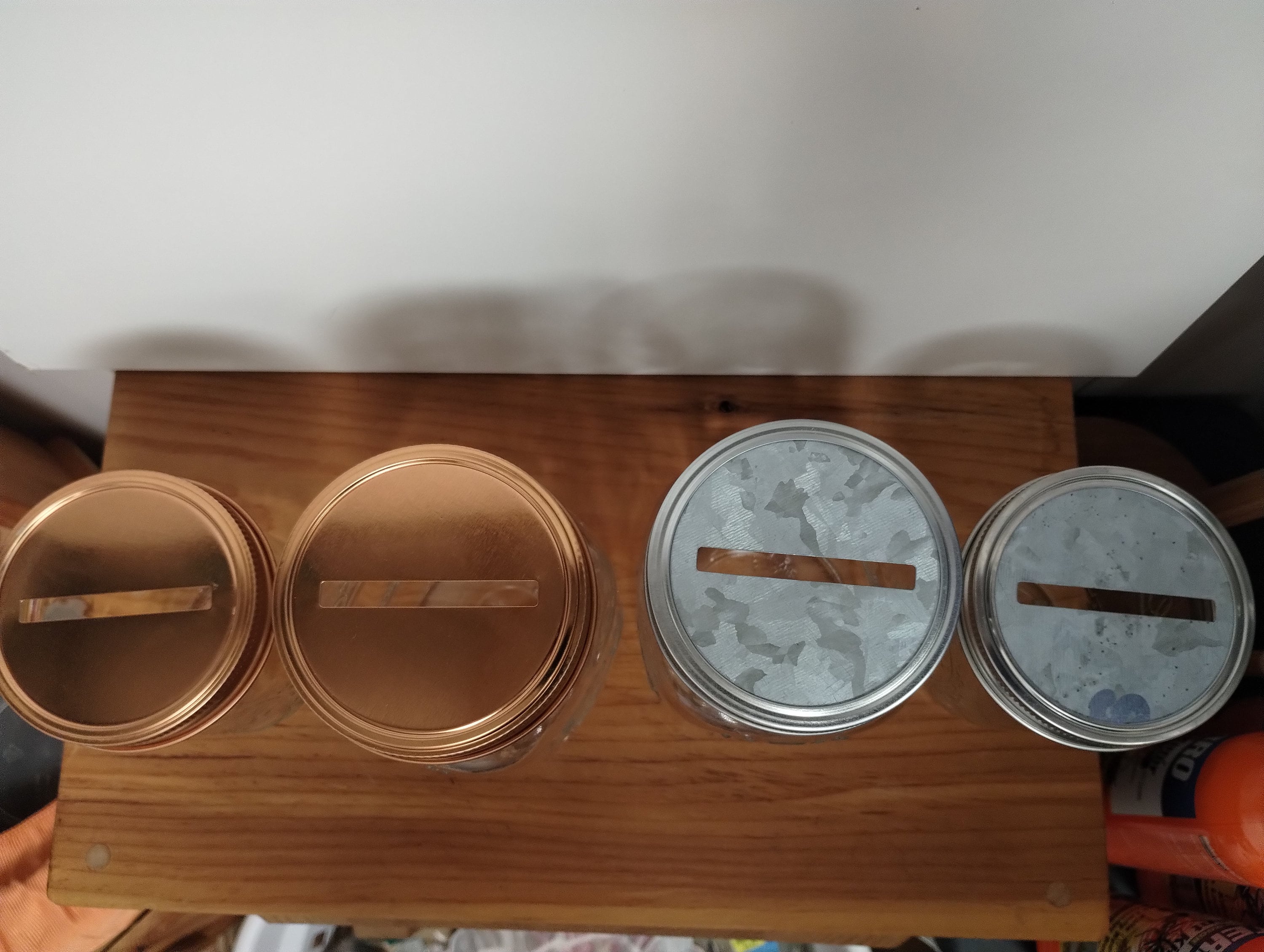 Mason Jar Wide Mouth/coin Slot Bank Lid - Etsy