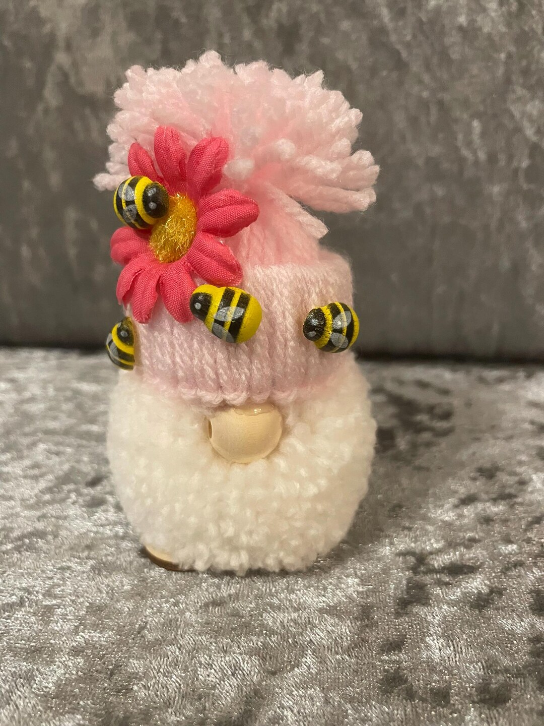 Pink Bee Gonk, Bees, Flower, Pink, Gonk, Mothers Day Gift, Birthday ...