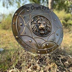 Medieval Troy Shield: Authentic Greek Warrior Metal Shield, Wall Decor ...