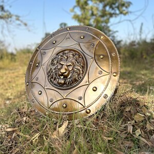 Medieval Troy Shield: Authentic Greek Warrior Metal Shield, Wall Decor ...