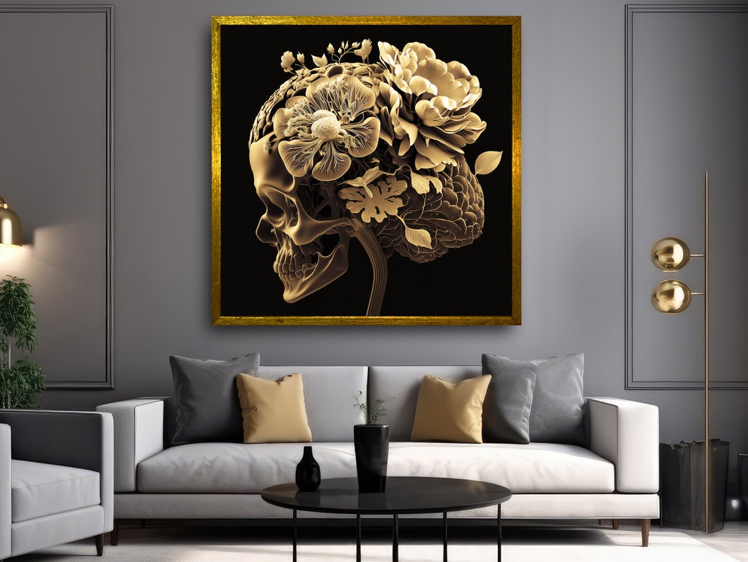 Golden Ephemera: the Floral Skull,golden Enigma, Floral Fusion ...