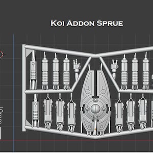 Kitbash Sprues: Koi Hardsuit - Etsy