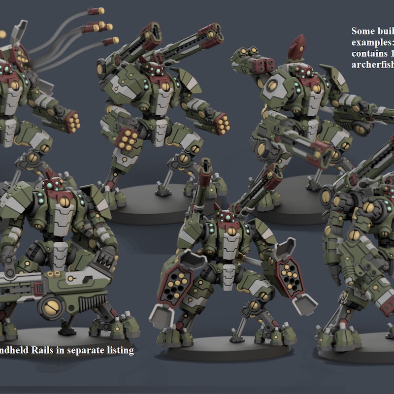 40k Tau Battlesuits - Etsy