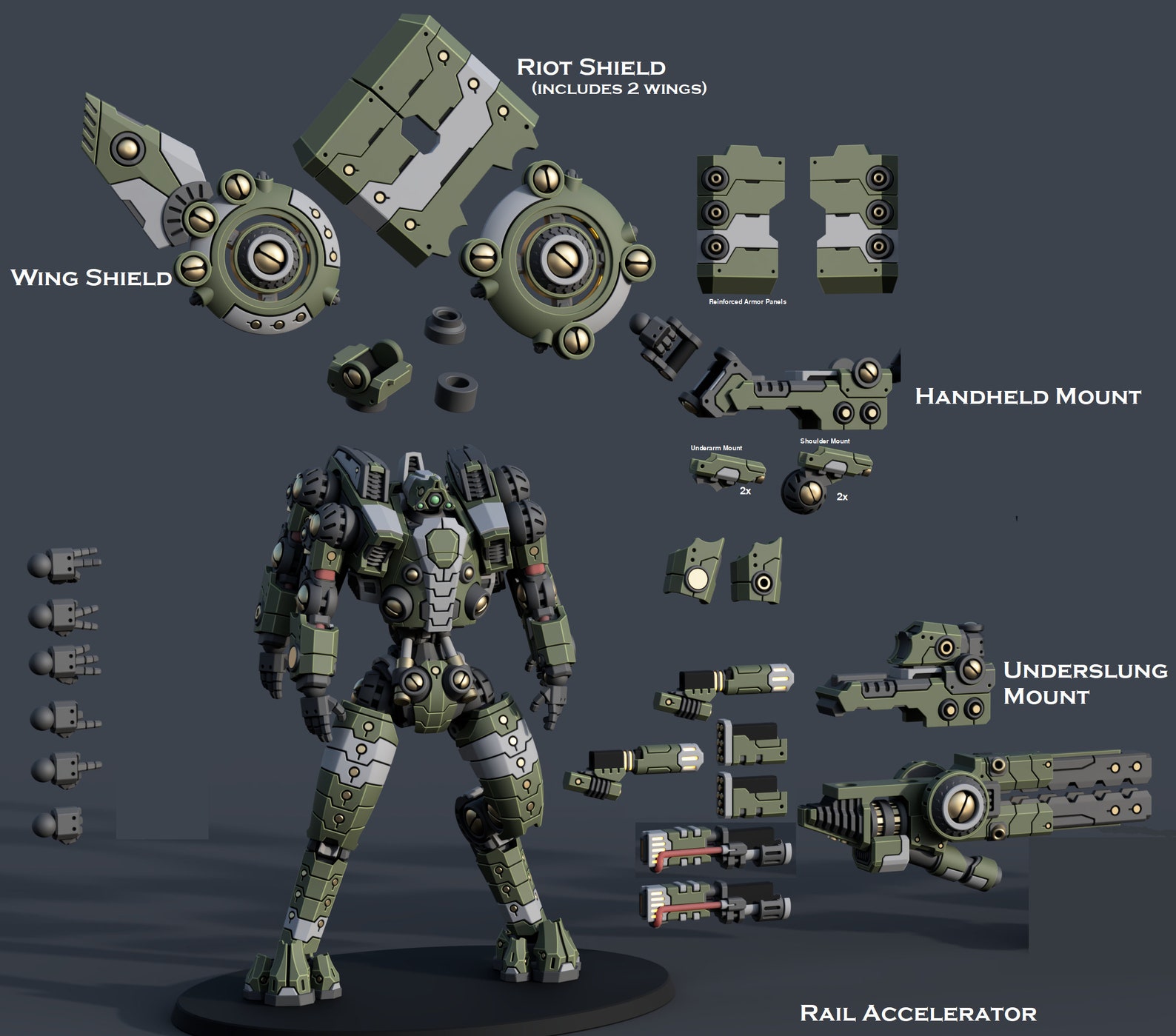 Poy'per Pattern Sturgeon Hardsuit , Mk II - Etsy