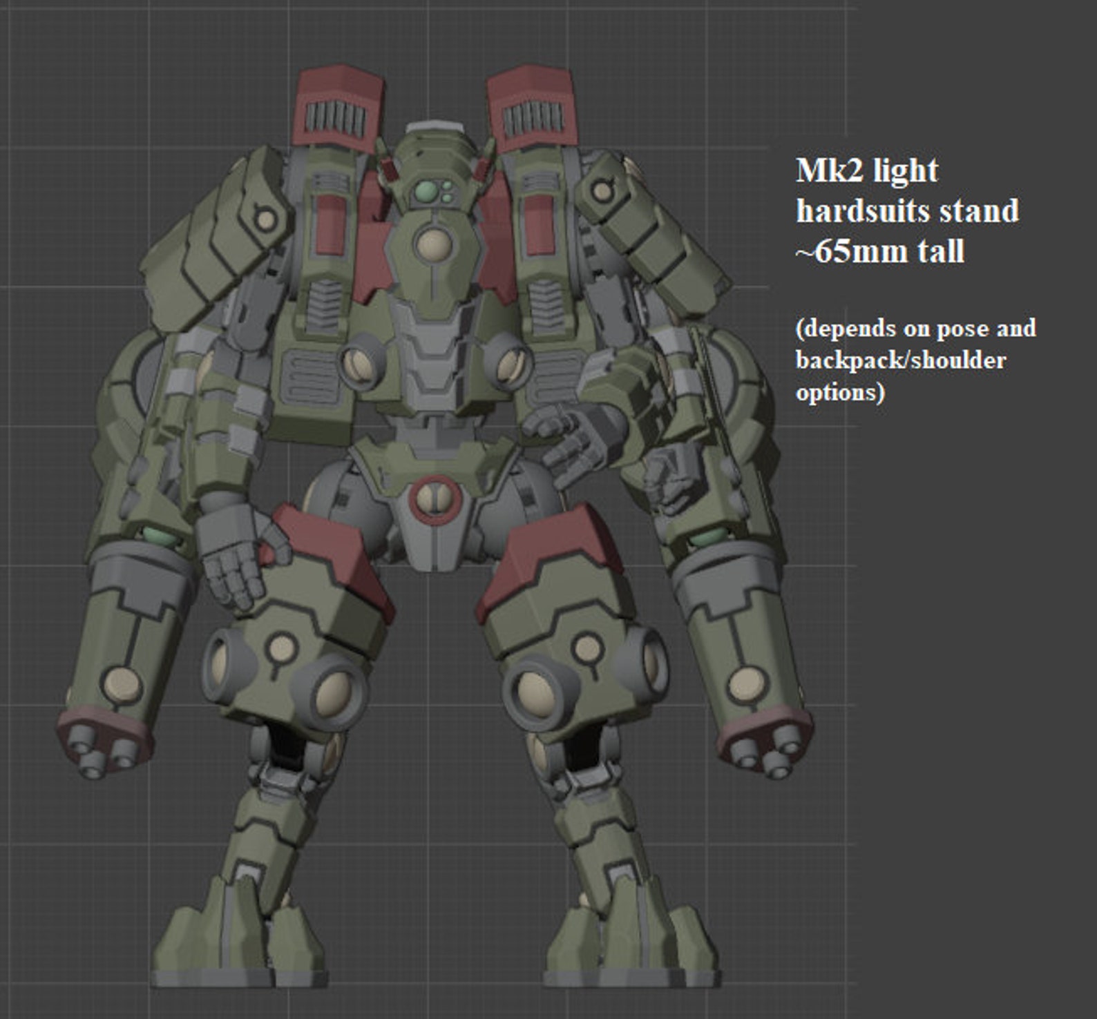 Shortfin Asagi - Mkii Light Hardsuit Squad (3x) - Etsy