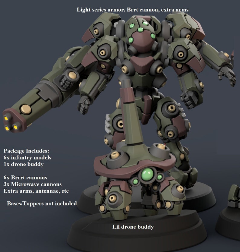 Poy'per Ghostshrimp Stealth Hardsuit Squad (6x) - Etsy